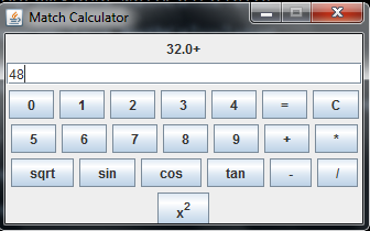 Java programs: Math Calculator program