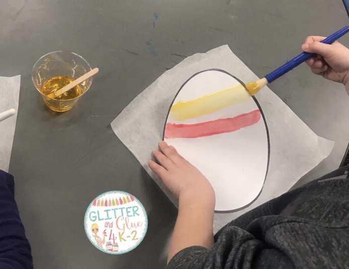 Easter Egg Craftivity | Glitter and Glue 4 K-2