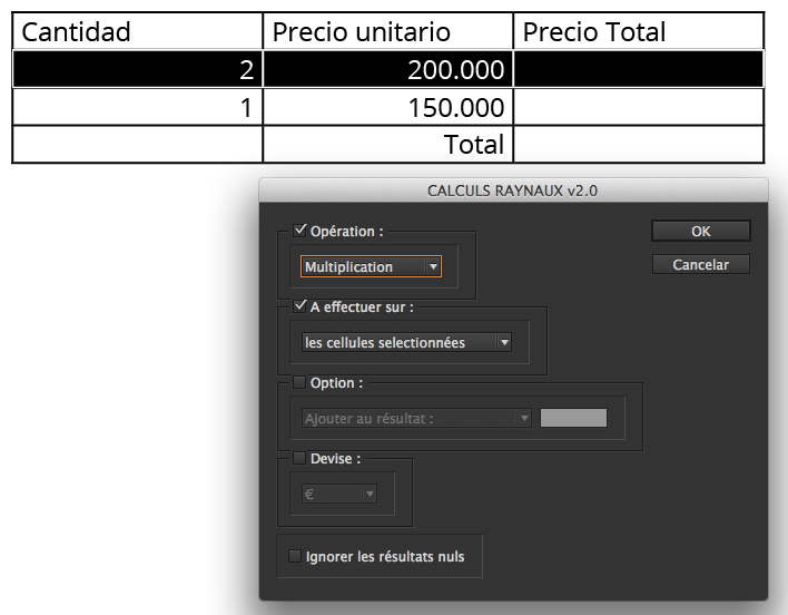 Matemáticas en InDesign - profeivan