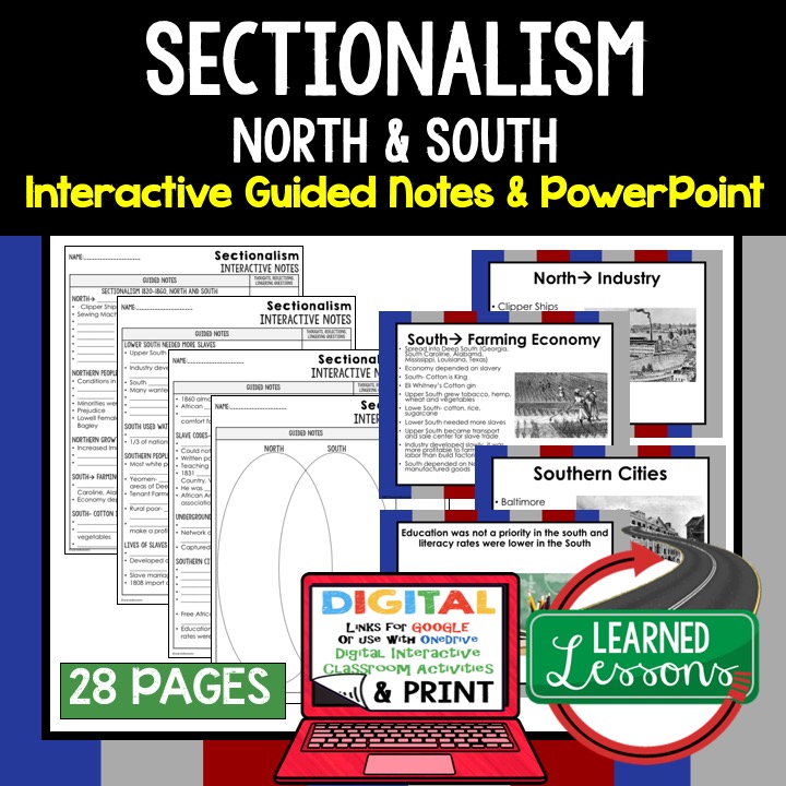 Early American History Guided Notes and PowerPoints - Learned Lessons ...