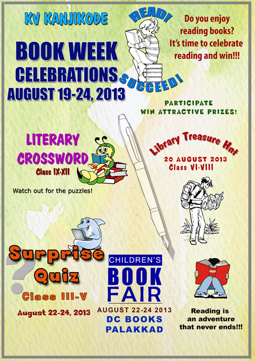 Book Week Celebrations 2013 - Library - Kendriya Vidyalaya Kanjikode ...