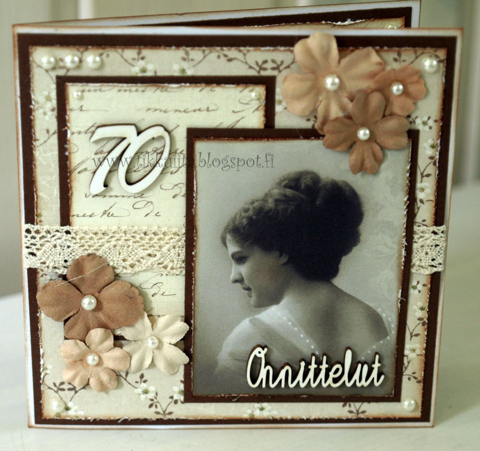 Tikku-Iitan tekeleet: Synttärikortteja 70-,60-ja 2-vuotiaalle