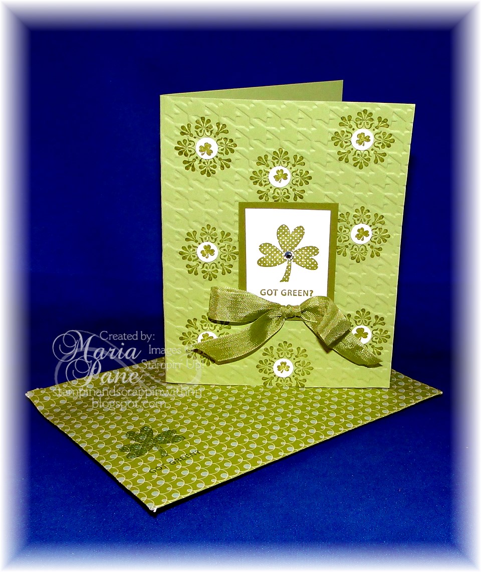 Stampin and Scrappin With Ri Ri: HAPPY ST. PATRICK'S DAY CARD