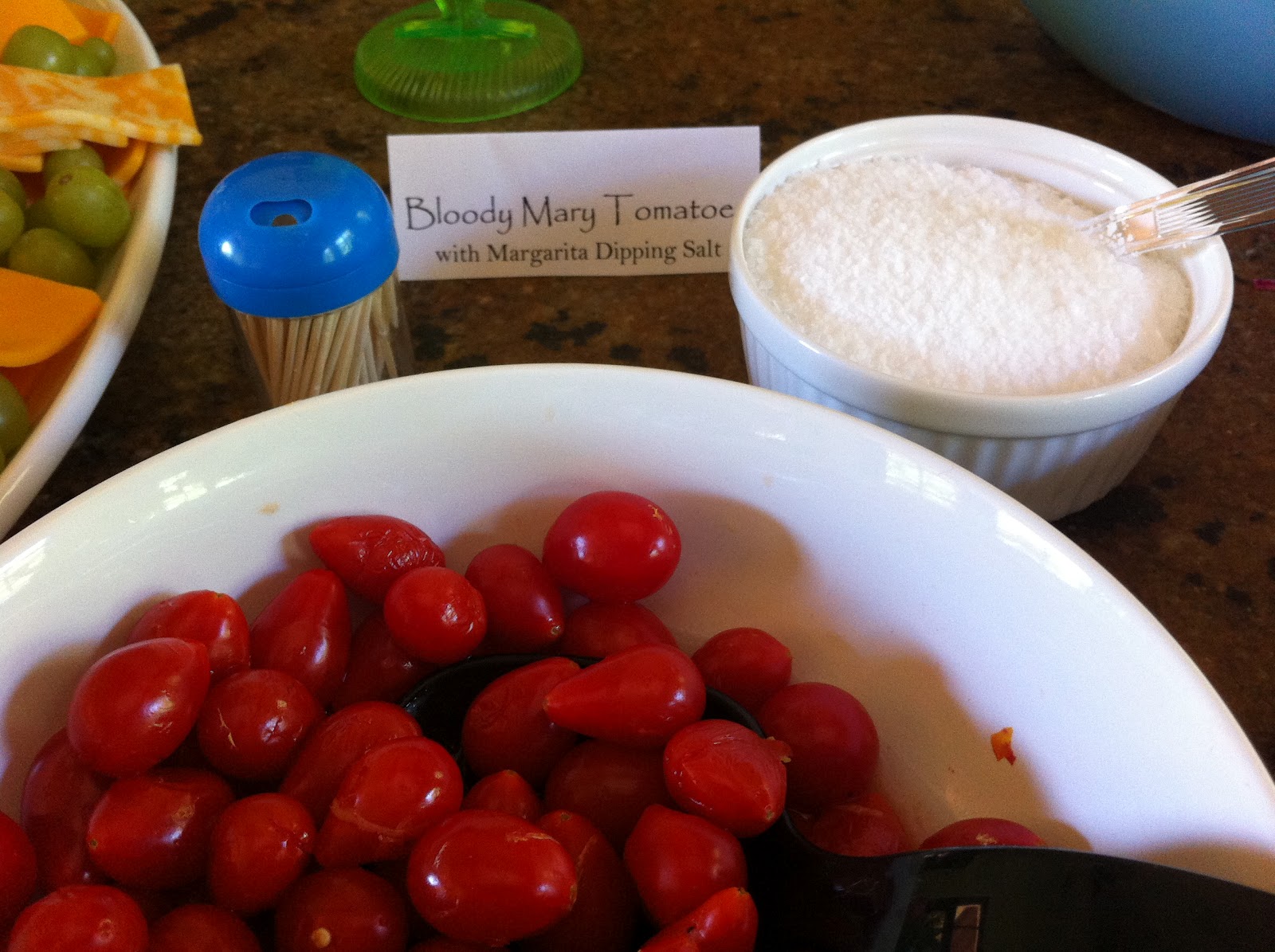 The Pampered Jes: Thirsty(ish) Thursday: Bloody Mary Tomatoes