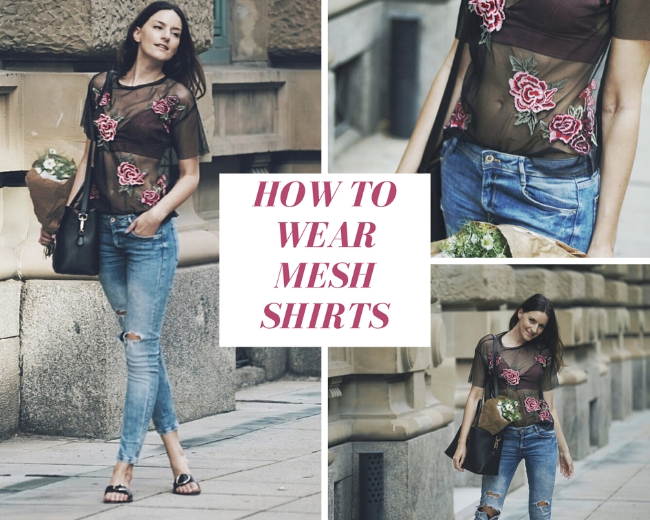 How to wear Mesh Shirts - Absolutely Scarlett
