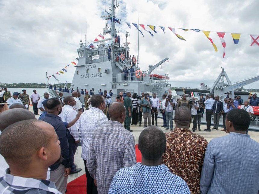 AFRICAN SHIPPING LINE: KENYA COAST GUARD UNVEILED