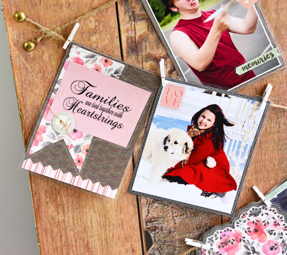 One Scrap at a Time: Family Laminate Photo Frame - Xyron