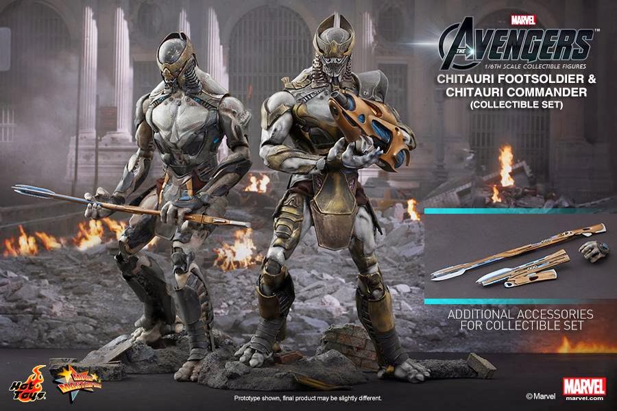 MOVIE SCALE: Preview Hot Toys The Avengers: 1/6th Chitauri Footsoldier ...