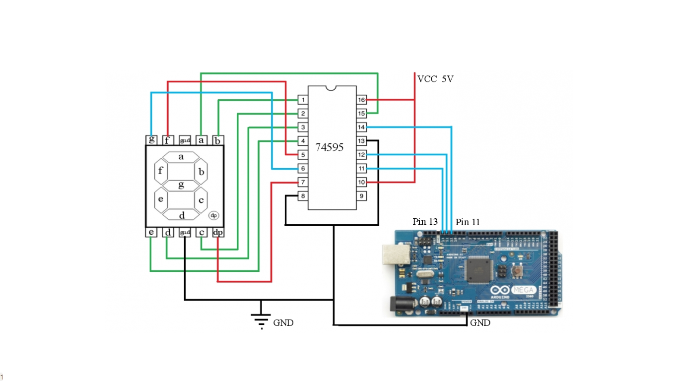 74hc595 Arduino Mega - Marcus Reid
