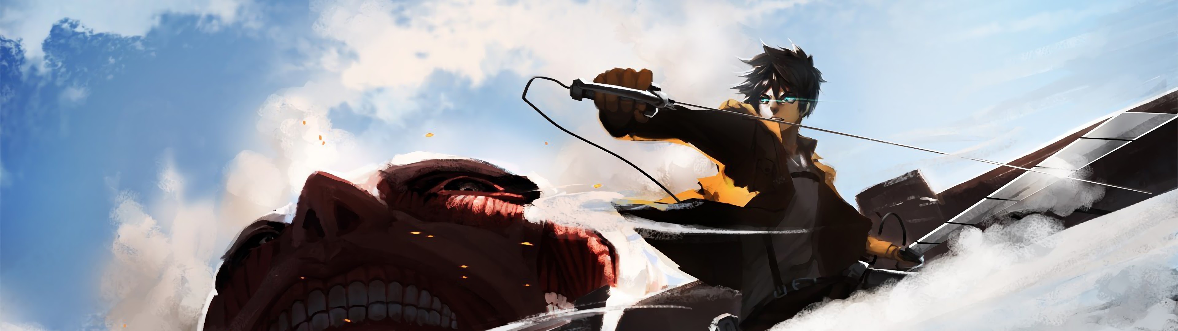 Eren, Colossal Titan, Attack on Titan, 4K, #34 Wallpaper iPhone Phone