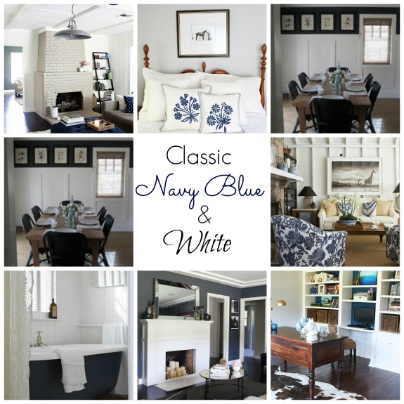 Real Inspired: Decorating with Navy Blue