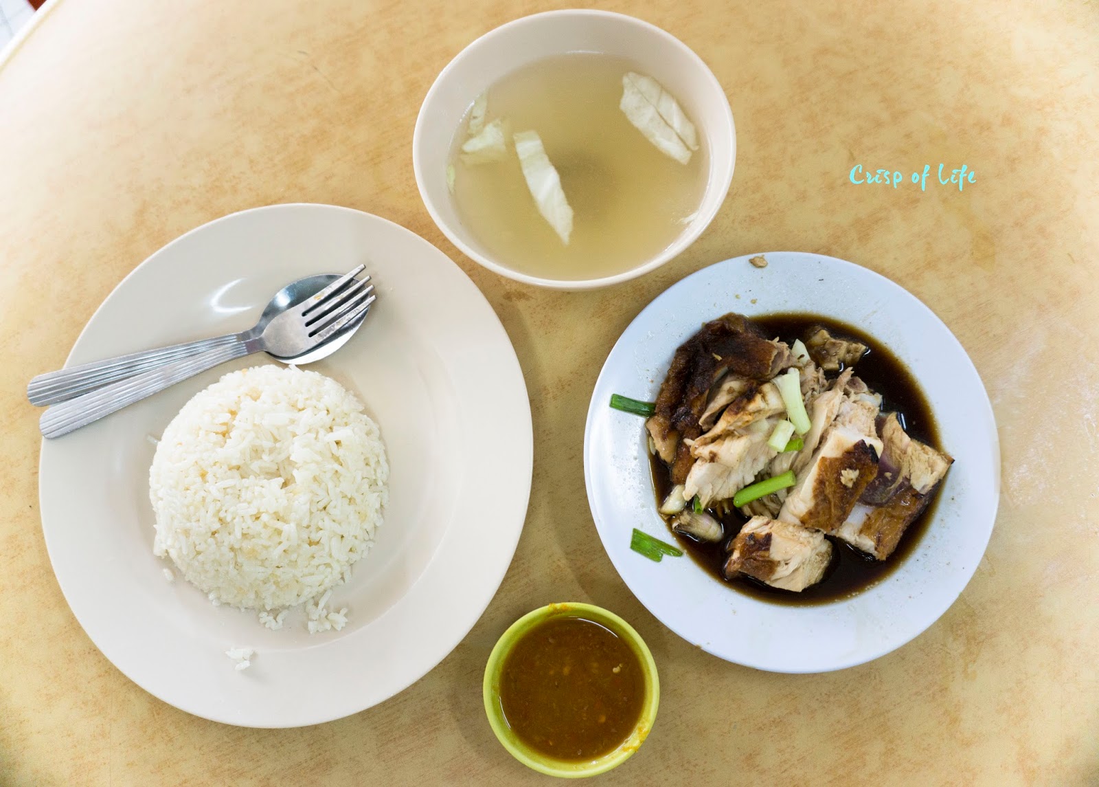 Hainan Chicken Rice @ Goh Thew Chik Cafe, Chulia Street, Penang - Crisp ...