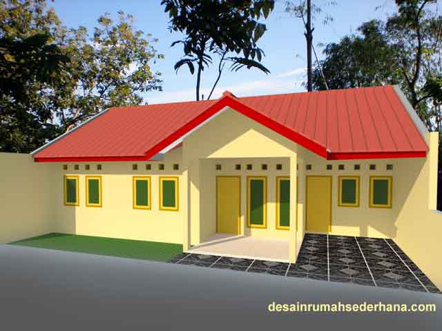 Menggabungkan 2 Rumah KPR-BTN Type 21/60 Posisi di Tengah | Desain ...