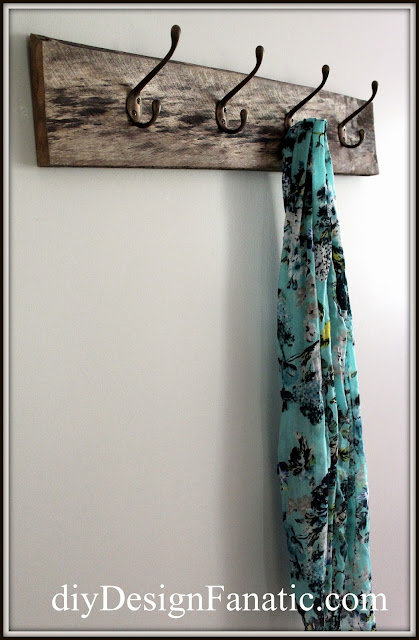 diy Design Fanatic: Reclaimed Wood Coat Rack