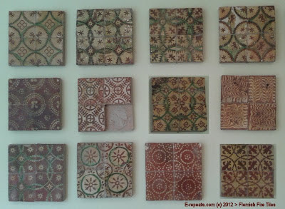 Surface Pattern Design: Flemish Fire Tiles (18thC)