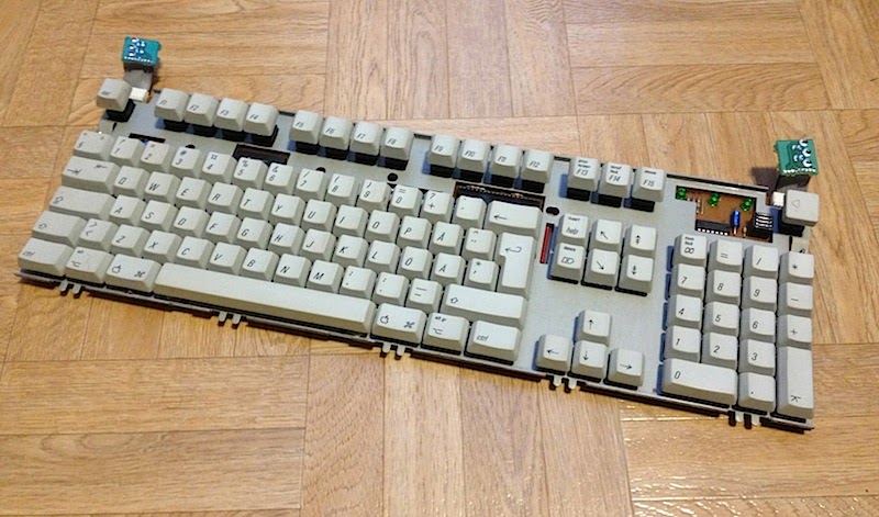 Old Machinery Rewiring A Keyboard Matrix