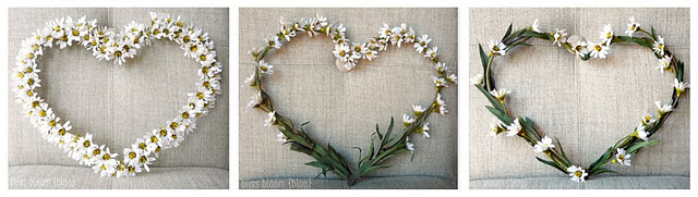 Be Different...Act Normal: Flower Heart Wreath Tutorial
