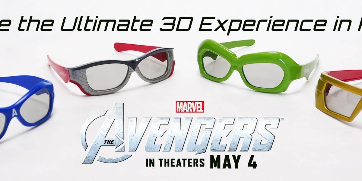 TheAngrySpark: Marvel's Avengers RealD 3D Glasses Announced