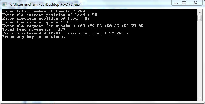 Programmers Area: C++ program to implement LOOK disk scheduling algorithm