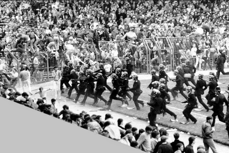 Football Hooligan Pictures: TWENTY PICTURES: Birmingham v Leeds riot 11 ...