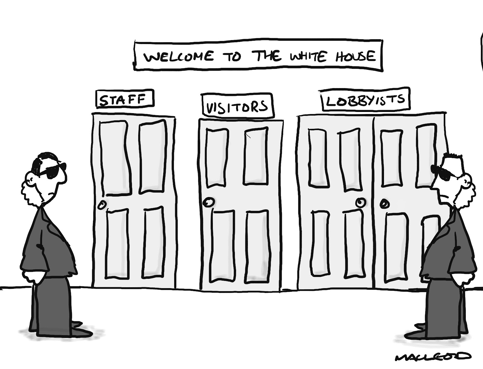 MacLeod Cartoons: White House and Lobbyists