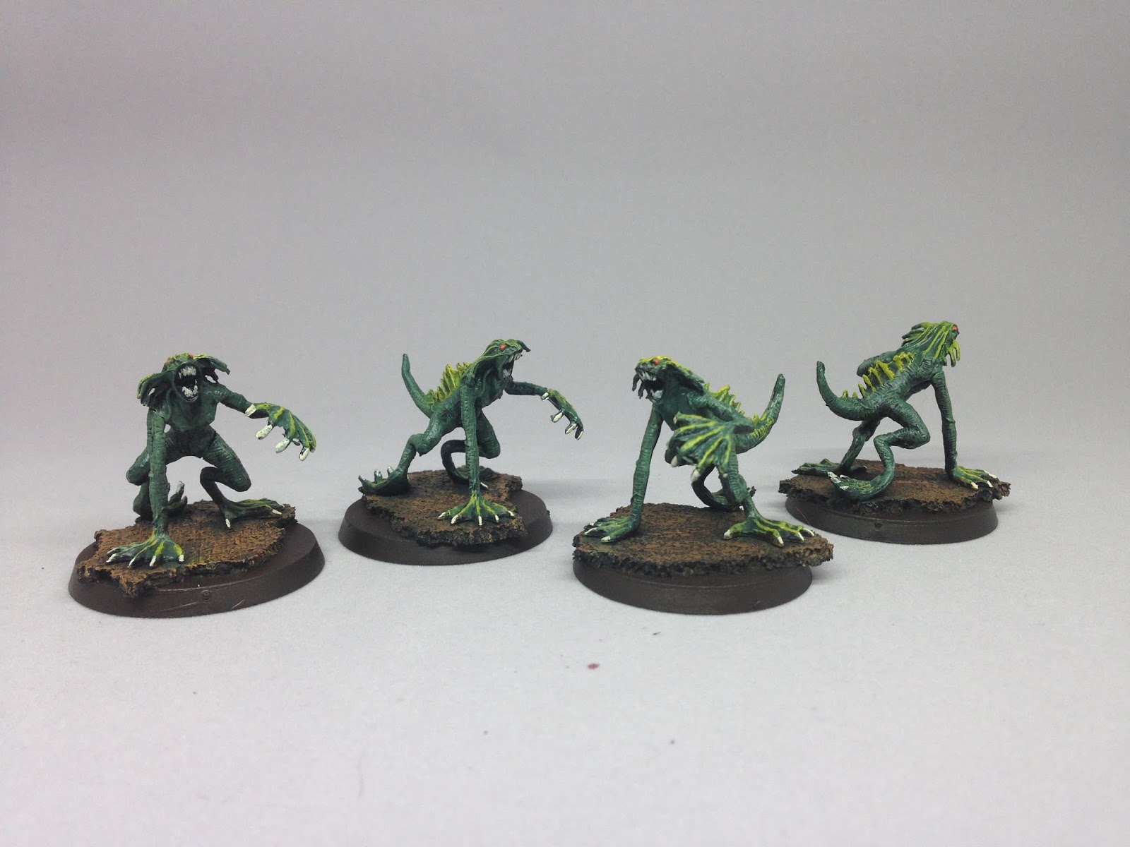 Kris Wall Minis: Mansions of Madness - Deep Ones Painted