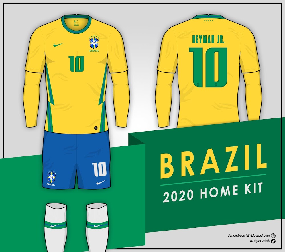Nike Brazil 2020 Home Kit Prediction Revealed - Footy Headlines