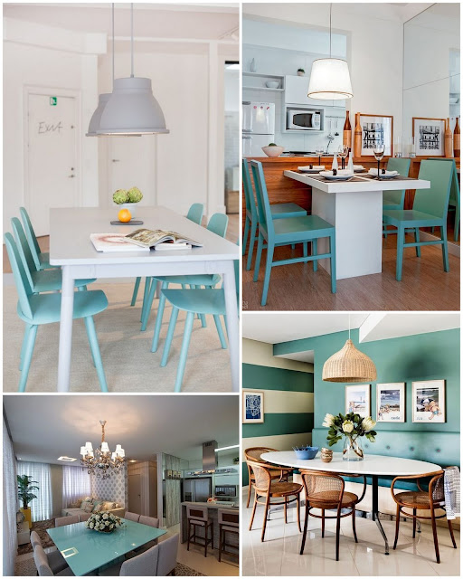Várias formas de decorar com azul turquesa - Diário da Ruiva