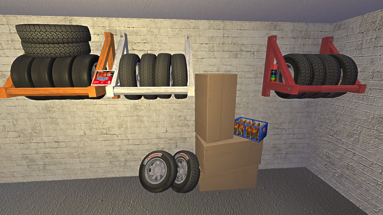 [Mod] Racks para organizar os Pneus | My Summer Car Brasil
