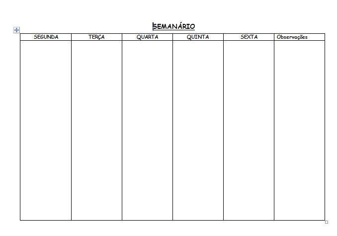 Modelos de Semanário