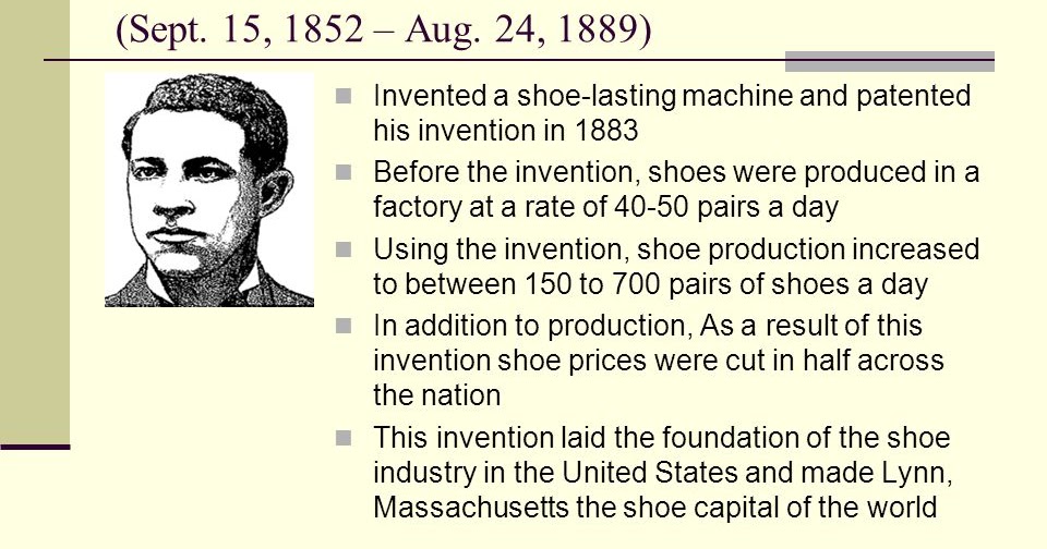 WORDS FROM MURPHY BROWNE: JAN ERNST MATZELIGER REVOLUTIONIZED THE SHOE ...