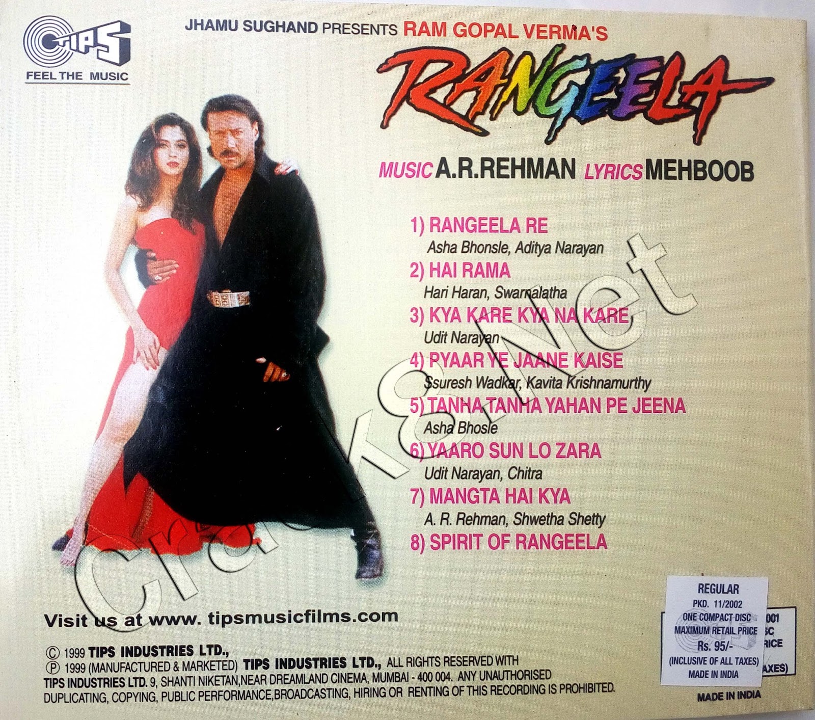Rangeela [1995-MP3-VBR-320Kbps] - Download4allnet