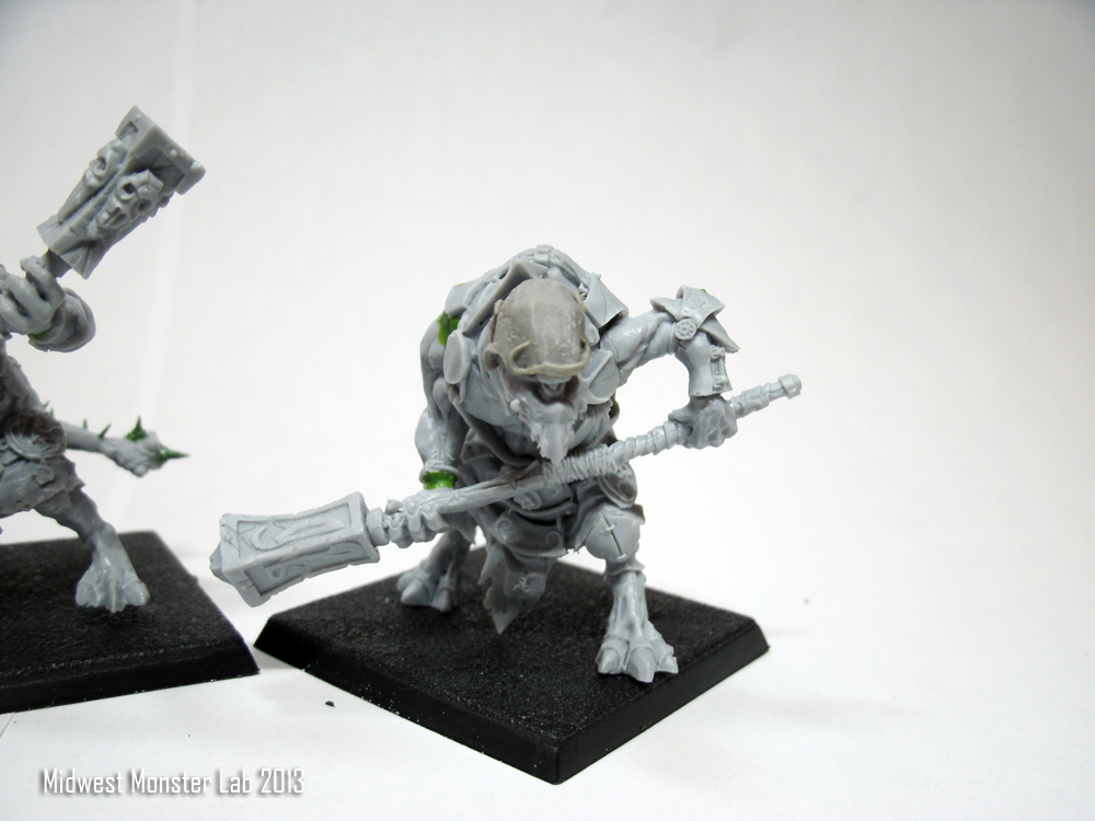 Monster Lab Miniatures: What's on My Desk: Fimir "Counts-As" Conversions
