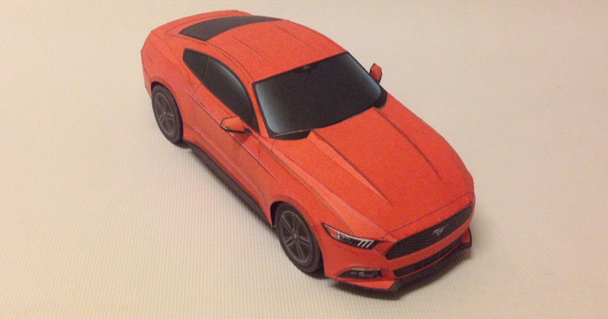 Yoshiny's Design: How to Make a Ford Mustang PaperCraft.