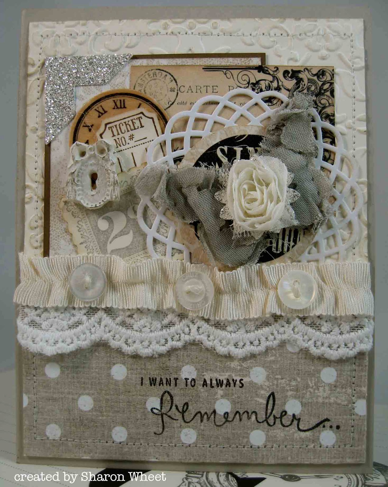 Designs by Sharon: Remember this