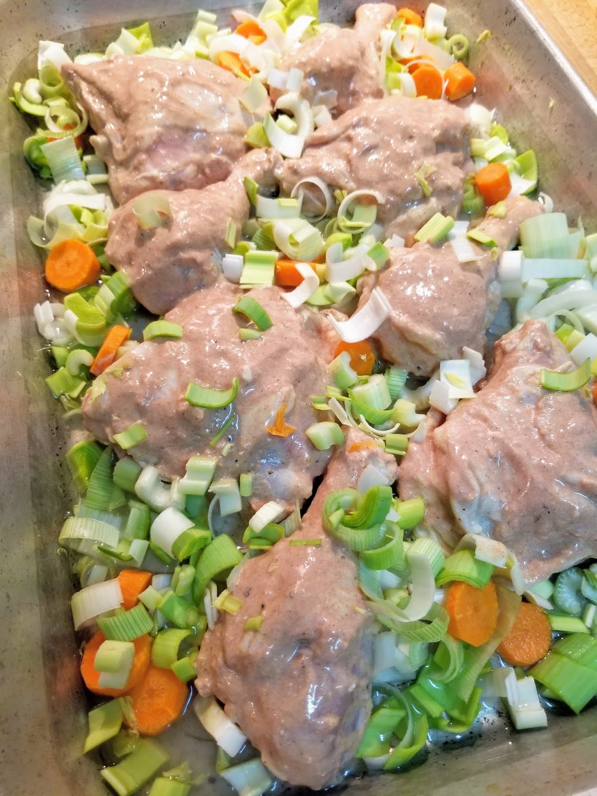 Hot and Cold Running Mom - Just my Stuff: Arabic Spiced Chicken à la Ouzi