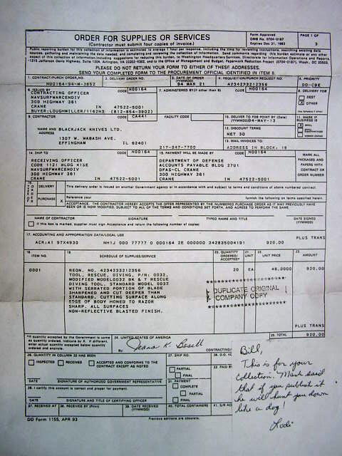 The Woodsman Pilot: USN Prototype Becker Dive Knife