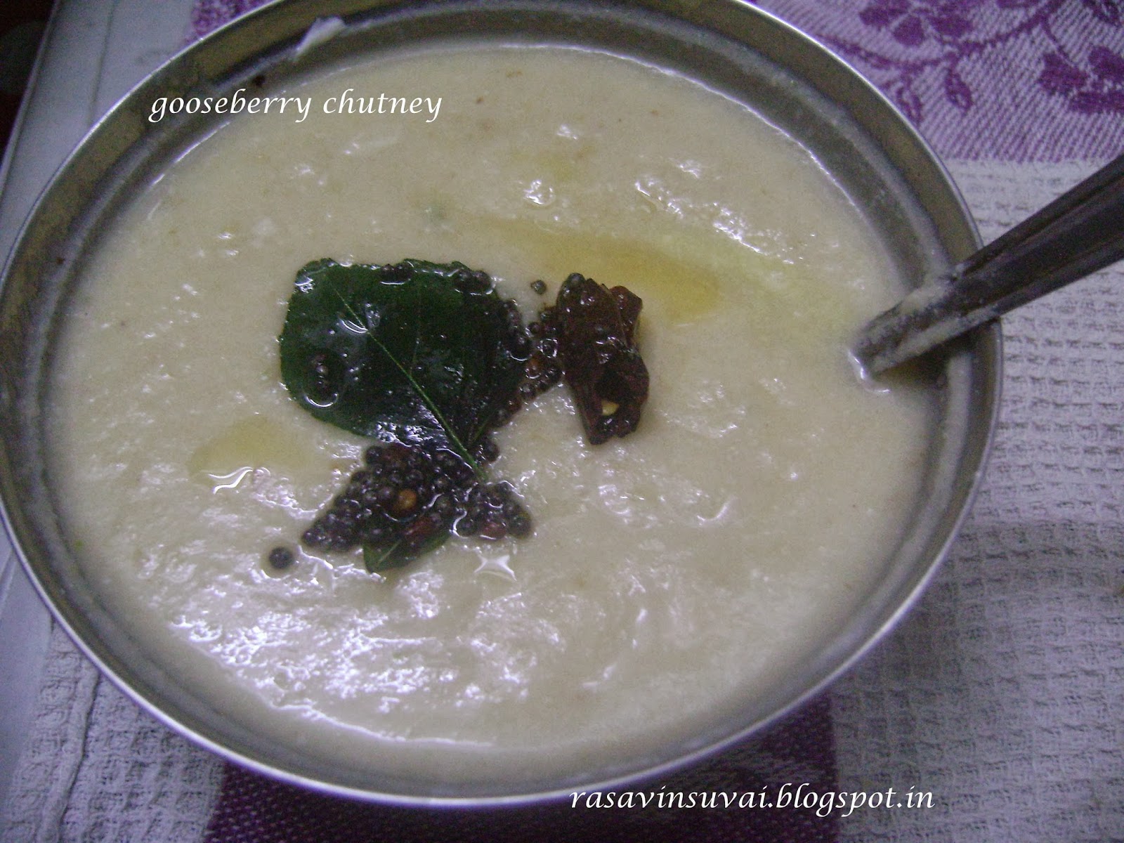 Raji Ramakrishnan : GOOSEBERRY CHUTNEY, NELLIKKA CHUTNEY, AMLA CHUTNEY ...