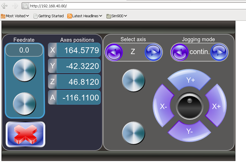 EMC2 CNC system on embedded platform