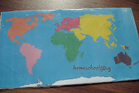 Homeschool@sg: DIY continent map