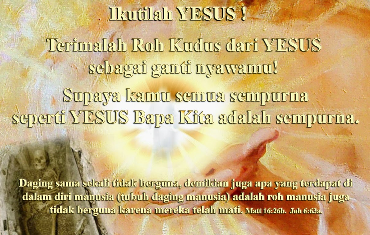 Katakan juga kepada kami, baptisan air yang kamu perbuat di bumi ini ...