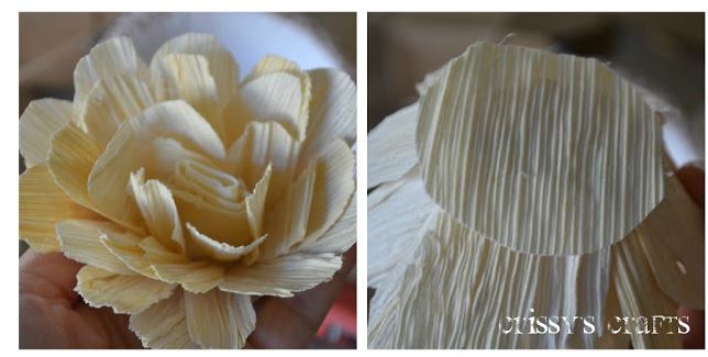 Aprende cómo hacer flores con hojas de elote o choclo ~ lodijoella