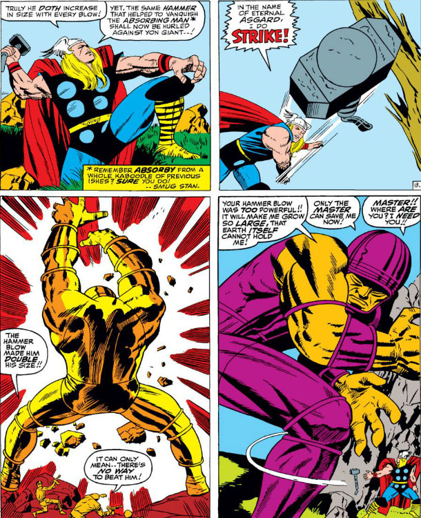 The Peerless Power of Comics!: The Incredible Growing Man!