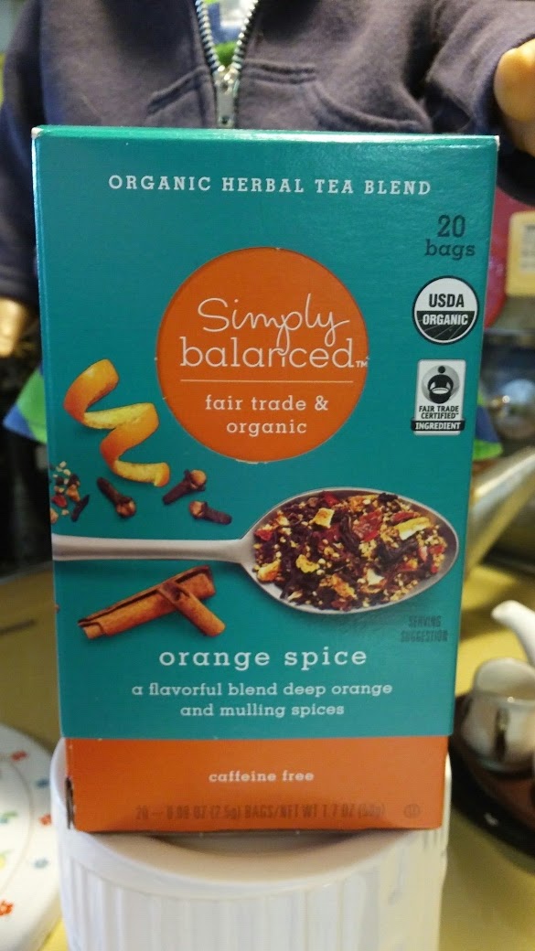 Tea Time with Melody Q: Tea Review: Simply Balanced Orange Spice