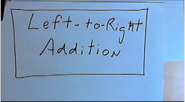 Adding From Left to Right -- A Better Way to Add | Sabay 70 Merl