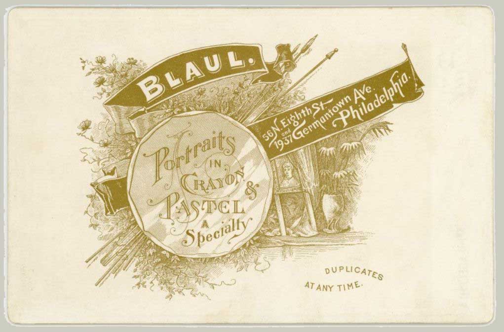 Cabinet Card Photographers: Louis Blaul