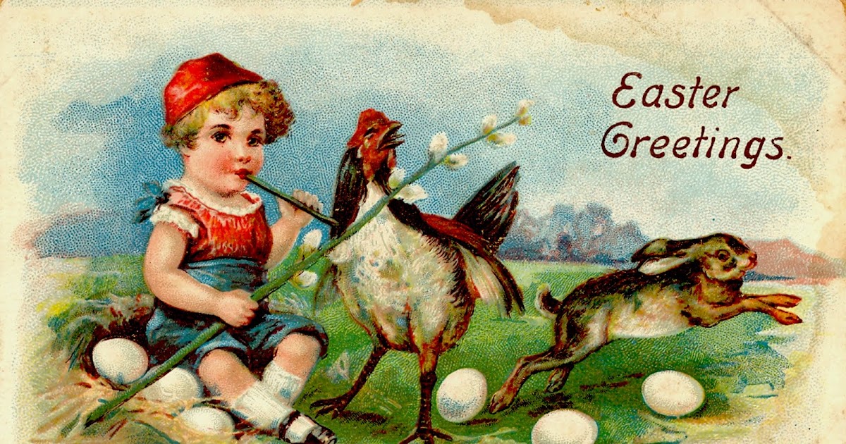 Darkness Visible: Freaky Easter Cards: Bizarro Victorian Holiday ...
