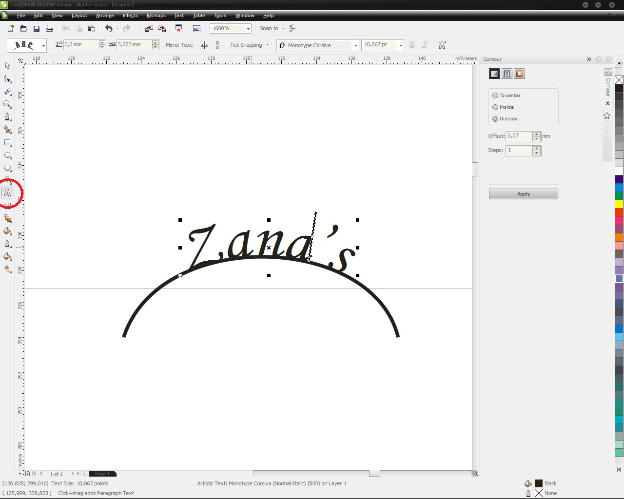 tutorial membuat logo pada corel draw x4 | being SMART doesn't HURT