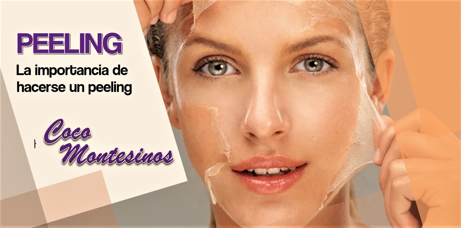 Coco Montesinos: La importancia de hacerse un peeling