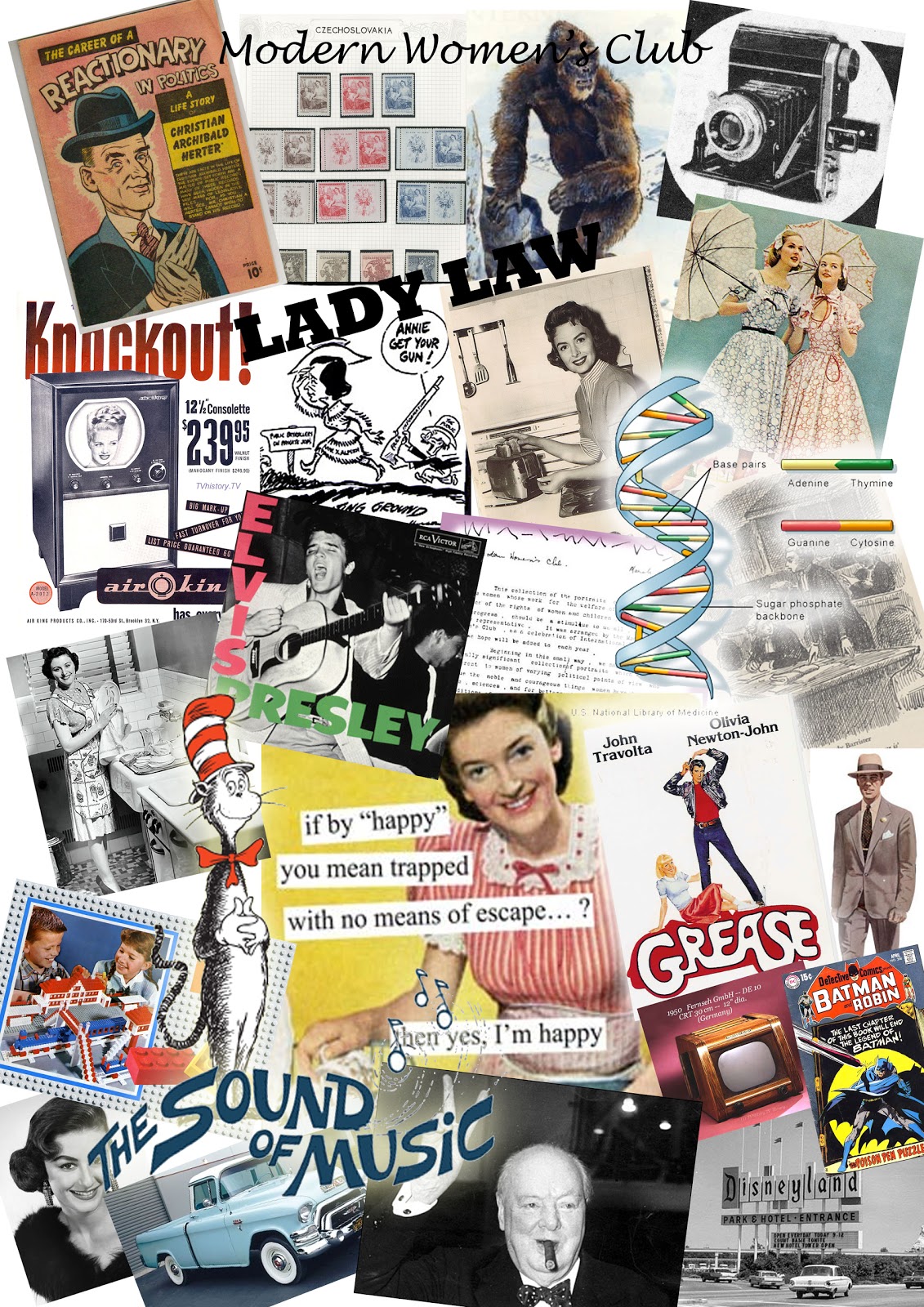 josh j ford design blog: 1950s political/ social issues moodboard